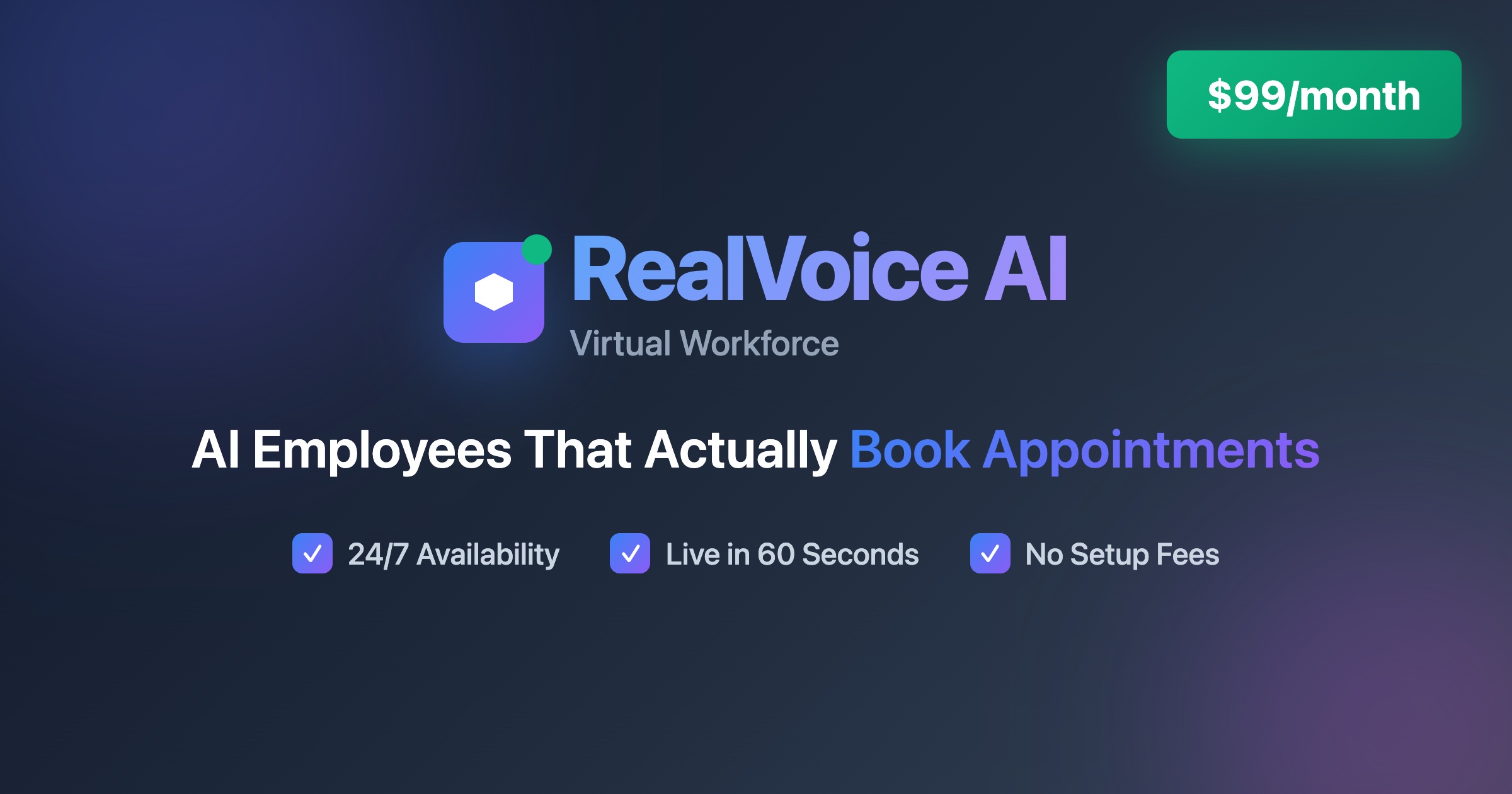 Give Your Site a Voice | AI Voice Widget for Websites | RealVoice AI
